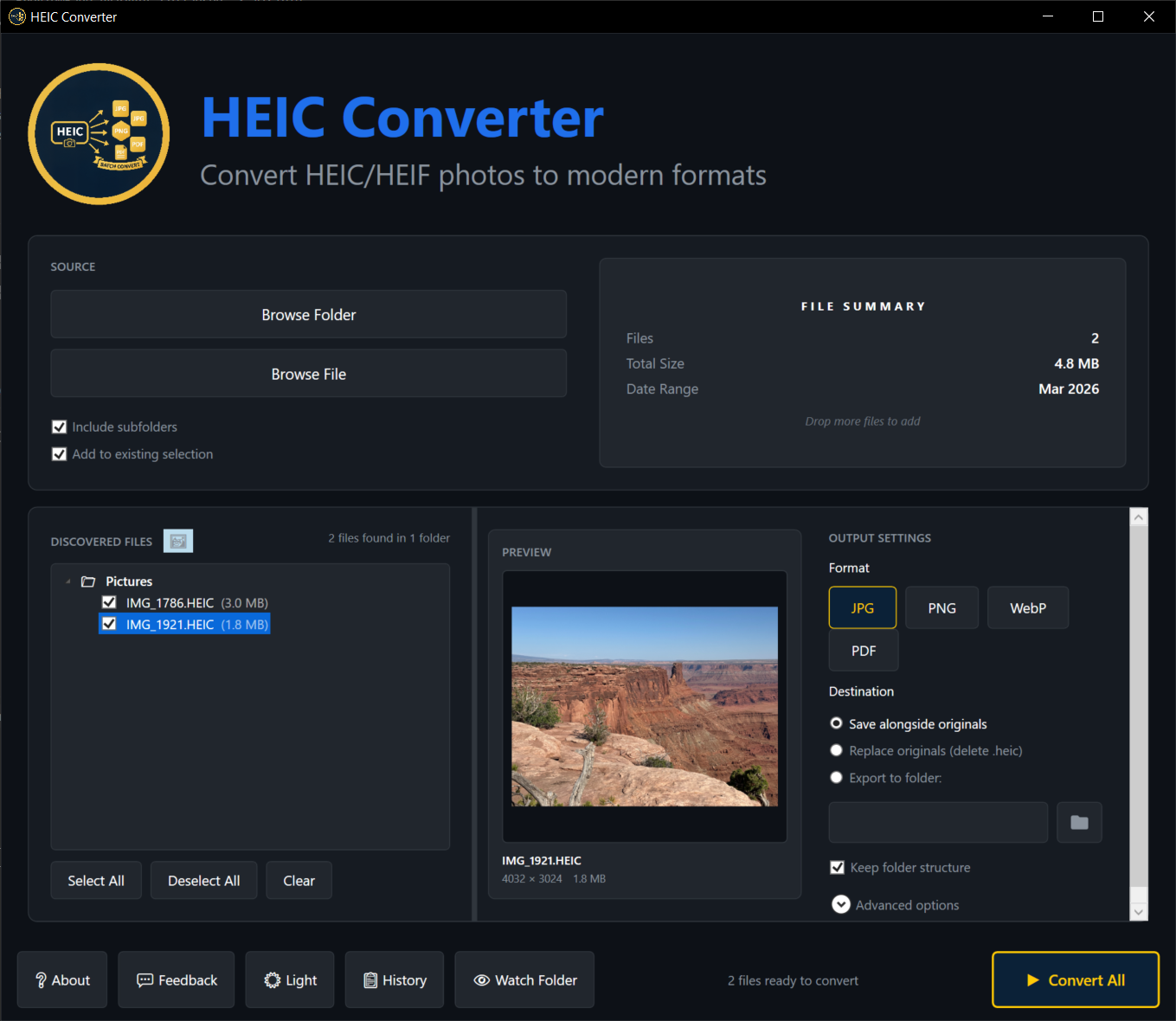 HEIC Converter Convert HEIC To JPG PNG WebP PDF On Windows HEIC Converter Convert HEIC To JPG PNG WebP PDF On Windows